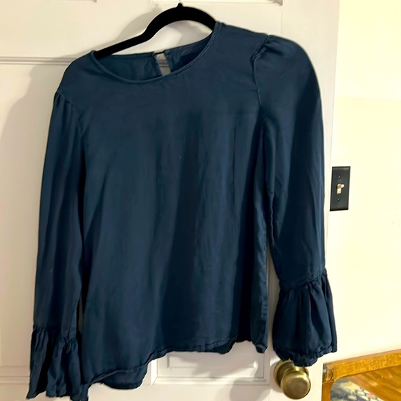 Blue Rain | Tops | Washed Blue Tunic | Poshmark